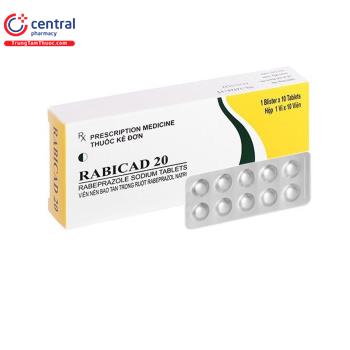 Thuốc Rabicad 20mg – Điều trị loét dạ dày – tá tràng