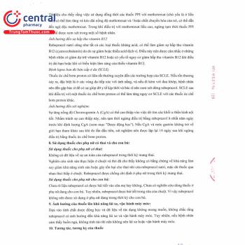 [CHÍNH HÃNG] Thuốc Rabizol 20 tablet - điều trị loét dạ dày tá tràng