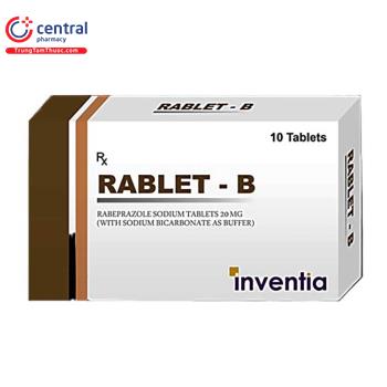 [CHÍNH HÃNG] Thuốc Rablet-B 20mg trị viêm loét dạ dày