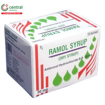 Thuốc Ramol syrup 30mg tiêu nhầy trong bệnh viêm phế quản cấp, mạn tính