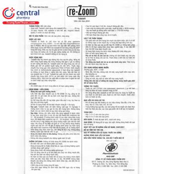 Thuốc Re-Zoom điều trị rối loạn cương dương: liều dùng, lưu ý