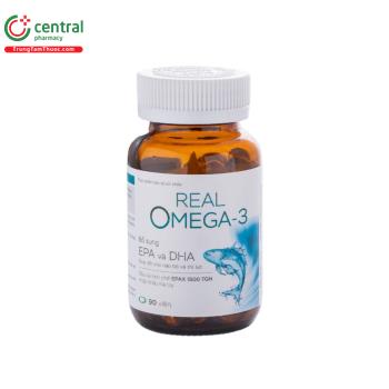 Thuốc Real Omega-3 - Bổ sung DHA và EPA giúp phát triển não bộ, thị lực