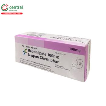 Thuốc Rebamipide 100mg Nippon Chemiphar điều trị viêm loét dạ dày