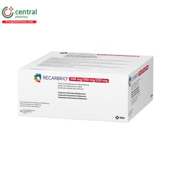 Thuốc Recarbrio 500mg/500mg/250mg điều trị viêm phổi bệnh viện