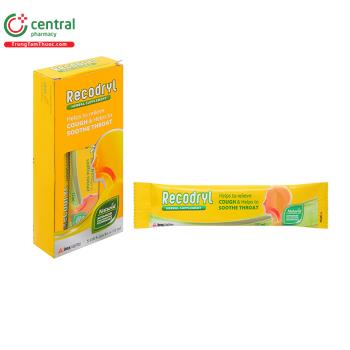 Siro Recodryl hỗ trợ giúp giảm ho, làm dịu cổ họng