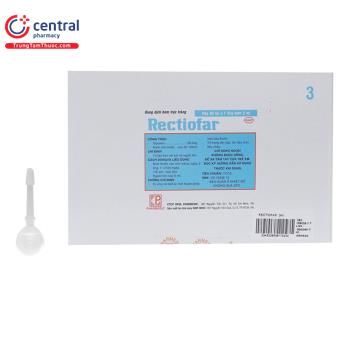 Thuốc Rectiofar 3ml - Thuốc nhuận tràng điều trị táo bón