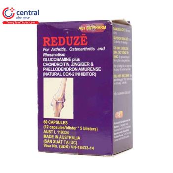 Reduze - Giúp giảm chứng thoái hóa khớp nhẹ và trung bình