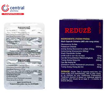 Reduze - Giúp giảm chứng thoái hóa khớp nhẹ và trung bình