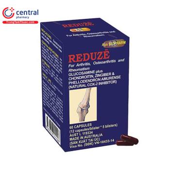 Reduze - Giúp giảm chứng thoái hóa khớp nhẹ và trung bình