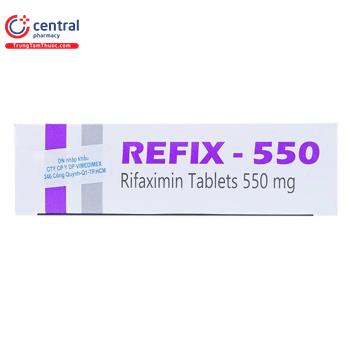 [CHÍNH HÃNG] Thuốc Refix 550 điều trị hội chứng ruột kích thích