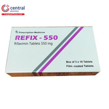 [CHÍNH HÃNG] Thuốc Refix 550 điều trị hội chứng ruột kích thích