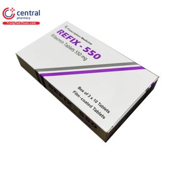[CHÍNH HÃNG] Thuốc Refix 550 điều trị hội chứng ruột kích thích