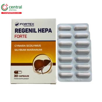 Regenil Hepa Forte - tăng cường chức năng gan, ngăn ngừa gan nhiễm mỡ