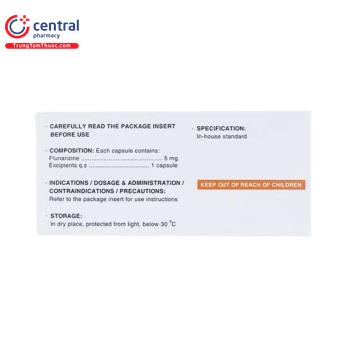 [CHÍNH HÃNG] Thuốc Reinal-5 - Điều trị các triệu chứng thần kinh