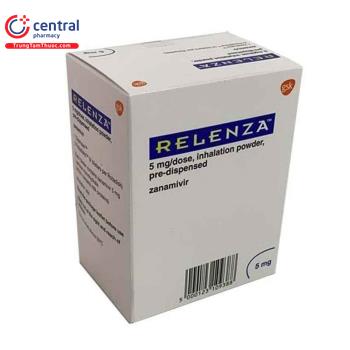 [CHÍNH HÃNG] Thuốc Relenza (Zanamivir 5mg) kháng virus dạng bột hít