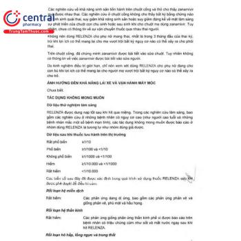 [CHÍNH HÃNG] Thuốc Relenza (Zanamivir 5mg) kháng virus dạng bột hít