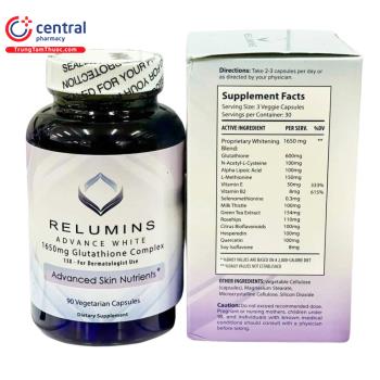 Thuốc Relumins Advance White ngừa lão hóa, làm trắng, cấp ẩm cho da
