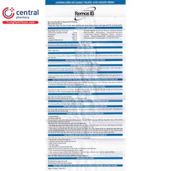 [CHÍNH HÃNG] Thuốc Remos IB trị ngứa, viêm da dị ứng, côn trùng cắn