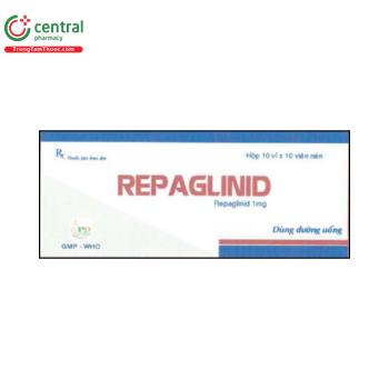 Thuốc Repaglinid 1mg điều trị đái tháo đường typ 2 khi chế độ ăn không ...