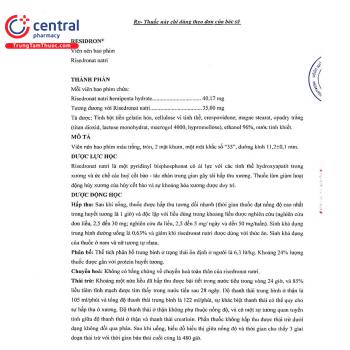 [CHÍNH HÃNG] Thuốc Residron 35mg điều trị loãng xương sau mãn kinh