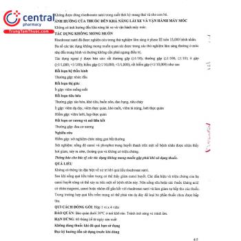 [CHÍNH HÃNG] Thuốc Residron 35mg điều trị loãng xương sau mãn kinh