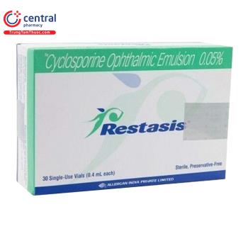 Thuốc Restasis 0.05% giúp tăng cường thị lực, tăng tiết nước mắt