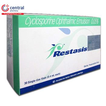 Thuốc Restasis 0.05% giúp tăng cường thị lực, tăng tiết nước mắt