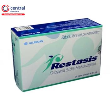 Thuốc Restasis 0.05% giúp tăng cường thị lực, tăng tiết nước mắt