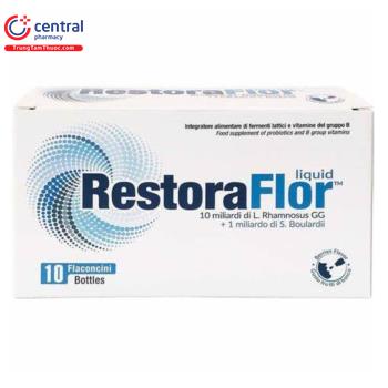Thuốc RESTORAFLOR LIQUID hỗ trợ cải thiện hệ vi sinh đường ruột
