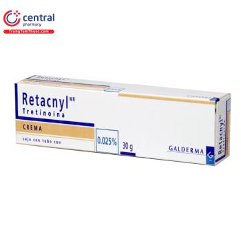 [CHÍNH HÃNG] Kem trị mụn Retacnyl 0,025% - Sạch ngay trứng cá