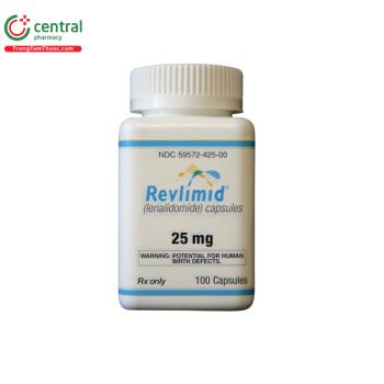 Thuốc Revlimid (Lenalidomide) 25mg trị u tuỷ giá bao nhiêu?