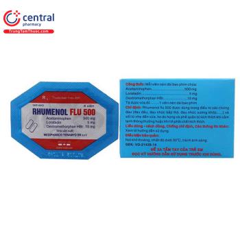 Thuốc Rhumenol Flu 500: Chỉ định, liều dùng và lưu ý sử dụng
