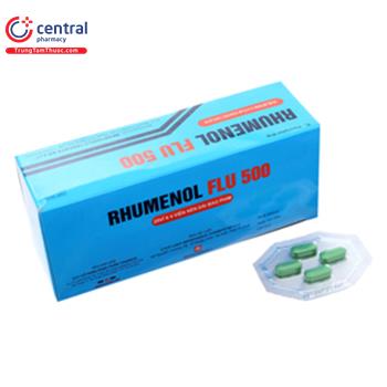 Thuốc Rhumenol Flu 500: Chỉ định, liều dùng và lưu ý sử dụng