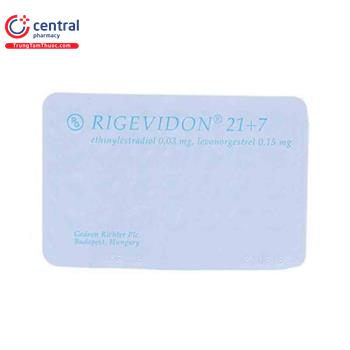 Thuốc tránh thai Rigevidon 21 +7: Công dụng, liều dùng, lưu ý