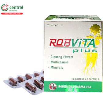 Thuốc Robvita Plus có công dụng bồi bổ cơ thể, nâng cao sức đề kháng