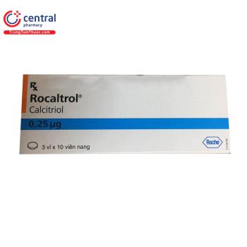 [CHÍNH HÃNG] Thuốc Rocaltrol 0,25mcg (Hộp 30 viên) bổ sung Calci