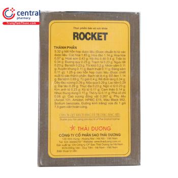 Thuốc Rocket (Hộp 10 gói) giúp tăng cường sinh lý nam giới