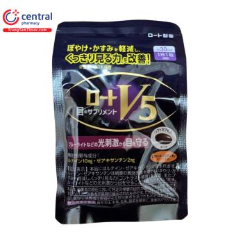 Thuốc bổ mắt Rohto V5 (Viên uống) giúp mắt sáng khỏe, duy trì thị lực