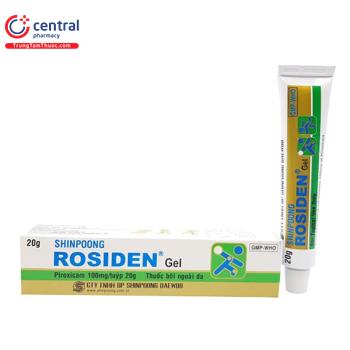 Thuốc Rosiden Gel 20g điều trị viêm khớp dạng khớp, thoái hóa khớp