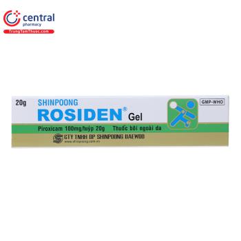 Thuốc Rosiden Gel 20g điều trị viêm khớp dạng khớp, thoái hóa khớp