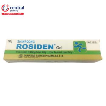 Thuốc Rosiden Gel 20g điều trị viêm khớp dạng khớp, thoái hóa khớp