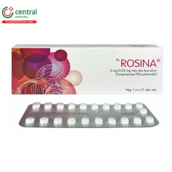 Thuốc Rosina 3Mg/0.03Mg giải pháp tránh thai hàng ngày (Hộp 21 viên)