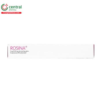 Thuốc Rosina 3Mg/0.03Mg giải pháp tránh thai hàng ngày (Hộp 21 viên)