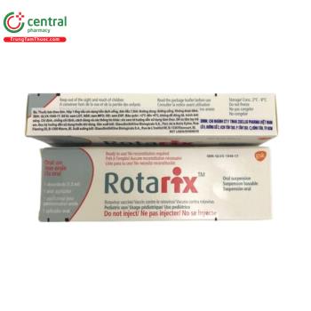 Vắc-xin Rotarix 1.5ml của Bỉ phòng ngừa viêm dạ dày ruột gây ra bởi ...
