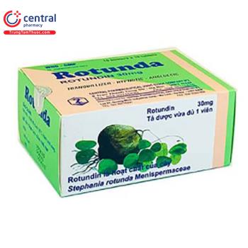Thuốc Rotunda (Rotundin 30mg) điều trị mất ngủ hiệu quả
