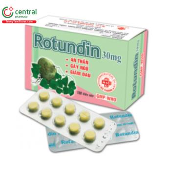 Thuốc Rotundin 30 mg NIC Pharma an thần, gây ngủ, giúp ngủ ngon