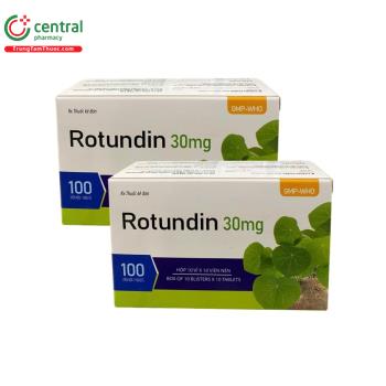 Thuốc Rotundin 30mg Hóa Dược giảm lo âu, căng thẳng, điều hoà giấc ngủ