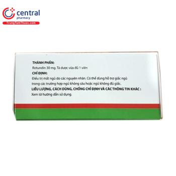 [CHÍNH HÃNG] Thuốc Rotundin Tw3 giúp an thần, gây ngủ