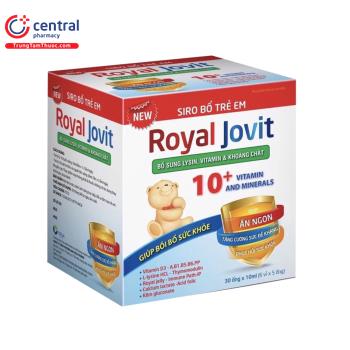 [CHÍNH HÃNG] Thuốc Royal Jovit (30 ống 10ml) giúp hấp thu dưỡng chất