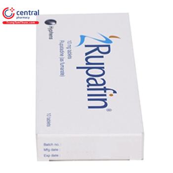 Thuốc Rupafin 10mg chống dị ứng: liều dùng, cách dùng, giá bán